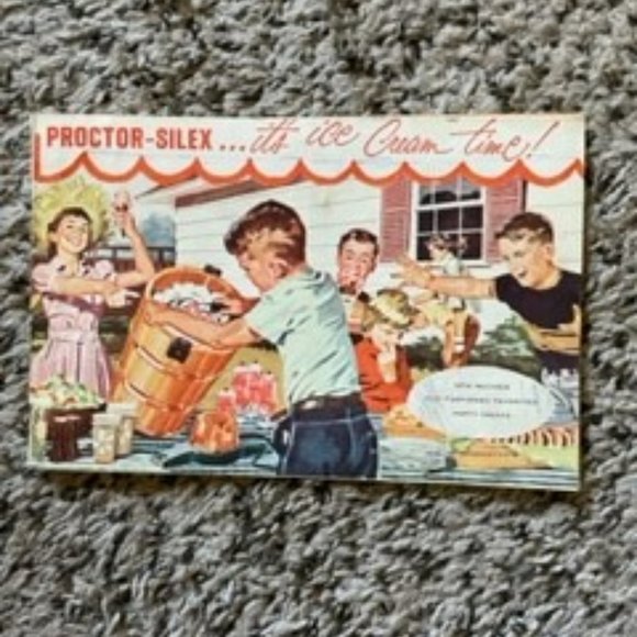 Proctor-Silex | Kitchen | Vintage Proctorsilex Ice Cream Freezer Recipe ...